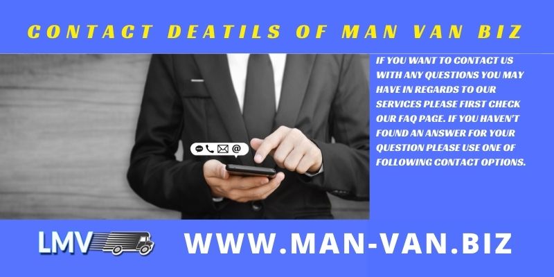 Contact MAN VAN BIZ - Contact Form